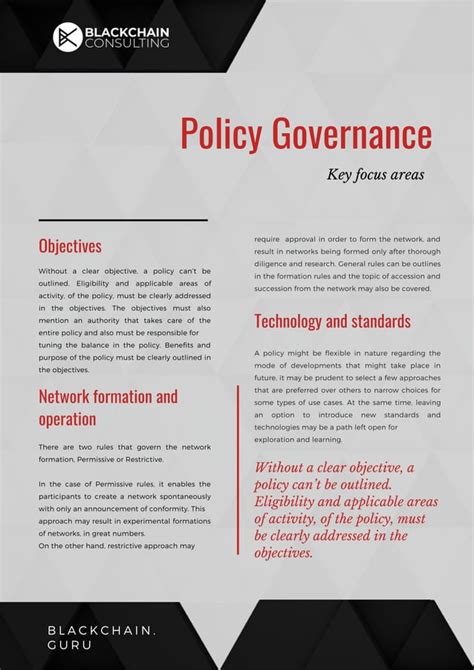 Blockchain Policy Governance Research Pdf