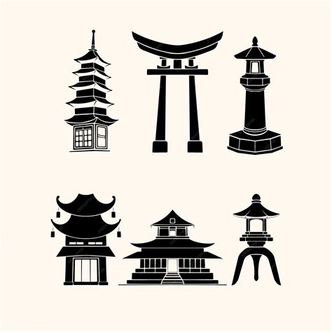 Premium Vector Traditional Japanese Asset Vector Art