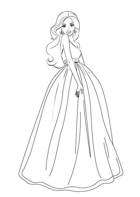 Barbie Dolls Sketch At Explore Collection Of
