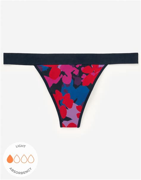 Leah Thong Novelty Pink Plus Period Panties 3x 4x Adore Me