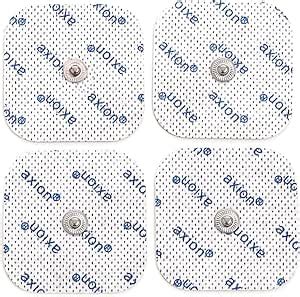 Axion Lot De 4 Électrodes Carrées Pour Tens Et Ems