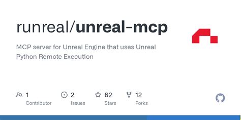 Github Runrealunreal Mcp Mcp Server For Unreal Engine That Uses