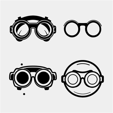 Steampunk Goggles Vector Art Icons And Graphics For Free Download