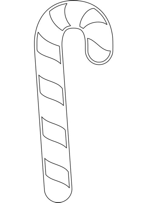 Hook Shaped Candy Coloring Pages Coloring Cool