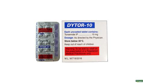 Buy Dytor 10mg 15 Tablets Online At Best Prices Wellness Forever