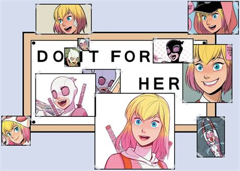 Gwenpool Гвен стейси Паук Иллюстрации