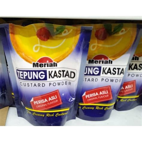 Tepung Kastad Meriah 300g Shopee Malaysia