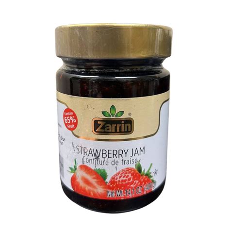 Zarrin Strawberry Preserves 14 1 Oz Mediterranean Bazaar