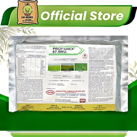 1kg Acm Propanex 67 5wg Rumput Ekor Tebu Keladi Agas Sambau Rumput