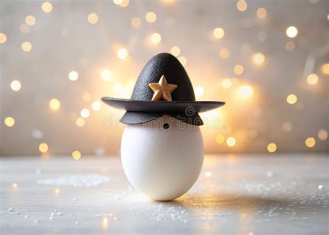 An Easter Egg As A Sheriffs Star Hat Minimalist Still Life Photography With A Whimsical Twist