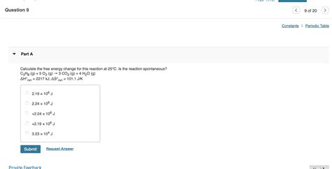 Solved Calculate The Free Energy Change For This Reaction At Chegg