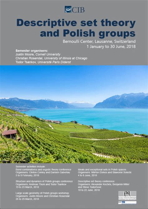 Descriptive Set Theory And Polish Groups Bernoulli Center