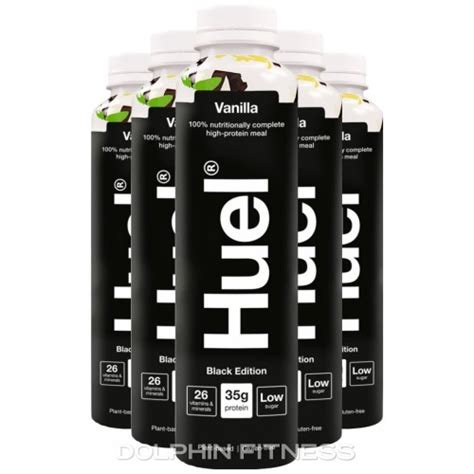 Huel Ready To Drink Complete Meal Black Edition 8 X 500 Ml Vanilla