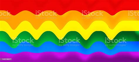 Lgbt 제곱 아이콘 배지 또는 단추에 플래그를 지정합니다 템플릿 디자인 벡터 일러스트레이션 사랑이 승리합니다 무지개 색상의 Lgbt 기호 게이 프라이드 실크 섬유 배경