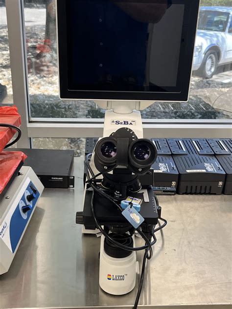 Laxco Seba3b Mc1 Bf Contract Microscope Arc Scientific