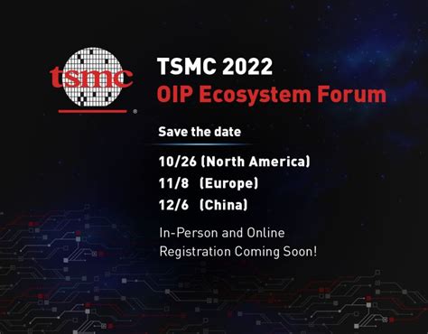 Thomas Quan On Linkedin Tsmc Oip Ecosystem Forum Will Be In Person Event This Year See You There