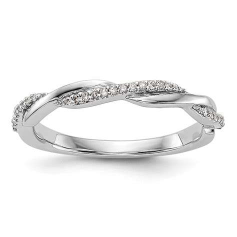 14k White Gold 18 Carat Lab Grown Diamond Vssi G Complete Twist