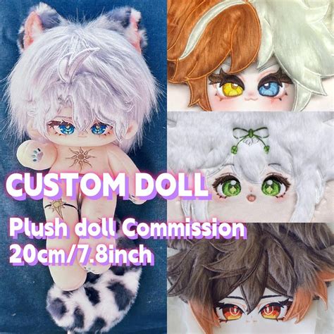 Custom Plush Dolls Anime K Pop Idol Video Game Original Mini Me