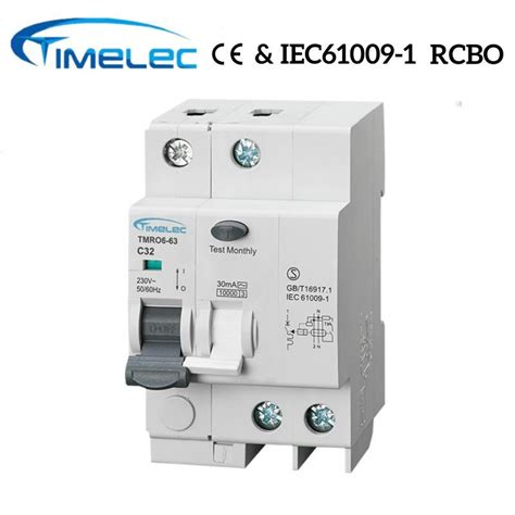 1pn C63 30ma Type Ac 230v 5060hz Residual Current Circuit Breaker