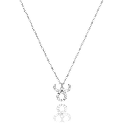 Sterling Silver Taurus Necklace Classy Women Collection