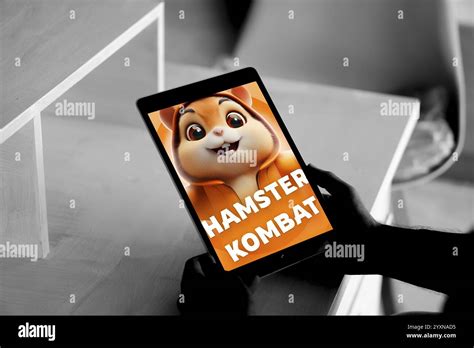 Hamster Kombat Telegram Bot On Smartphone Screen Hamster Kombat Is A