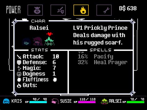 Stats Deltarune Wiki Fandom