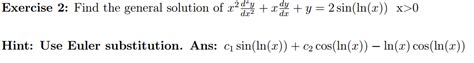 Linear Algebra Eulers Method Second Order Differentials Mathematics Stack Exchange