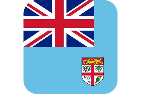 Vector Icon With Fiji Flag National Sym Graphic By Pch Vector