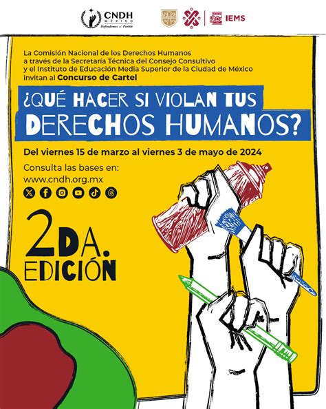 Concurso De Cartel ¿qué Hacer Si Violan Tus Derechos Humanos