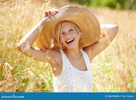 Shes As Natural As The World Around Her A Beautiful Young Woman In A