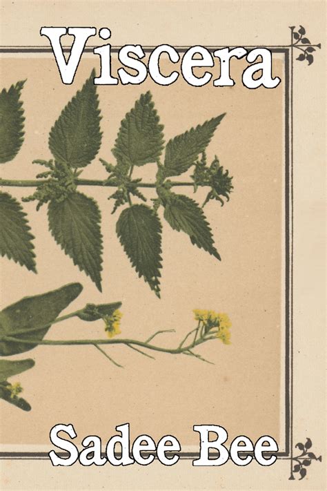 Viscera By Sadee Bee Bottlecap Press