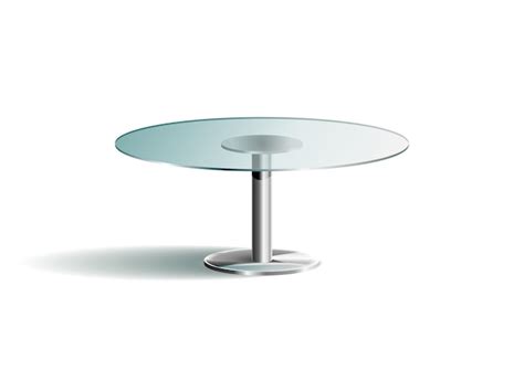 Premium Vector Modern Glass Table