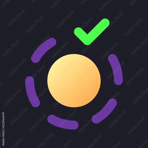 Apply Breathe Animation Effect Flat Gradient Fill Ui Icon For Dark
