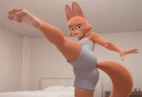 Diane Foxington Feet And Kicks In Bedroom By Captainhawpivspyro On
