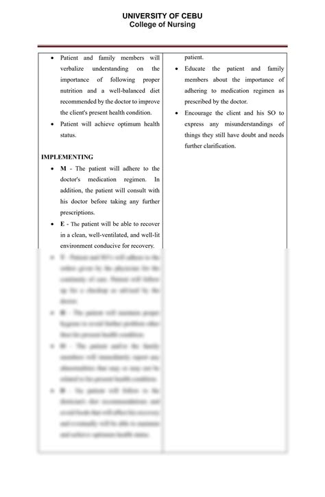 Solution Discharge Plan Sample Studypool