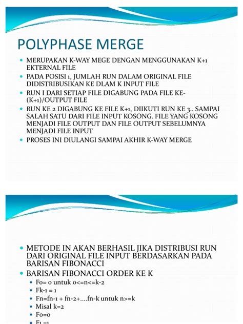 Polyphase Merge Pdf