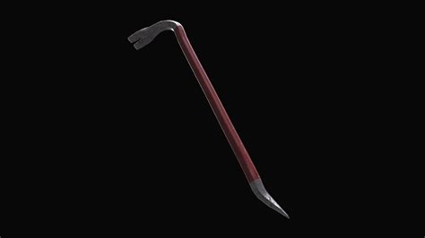Free 3d Model Crowbar Low Poly Pbr Free Turbosquid 1864881