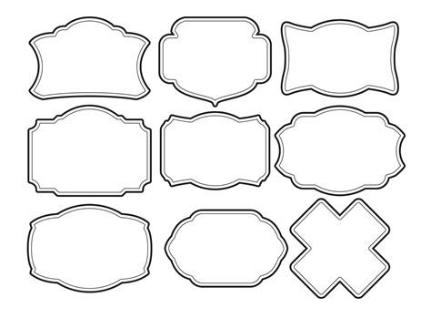 Vector Vintage Shapes