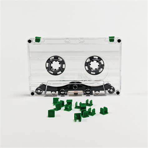 Cassette Tape Recording Tabs Retro Style Media