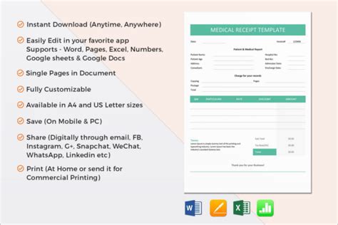 18 Dental Receipt Templates Free Pdf Excel Formats