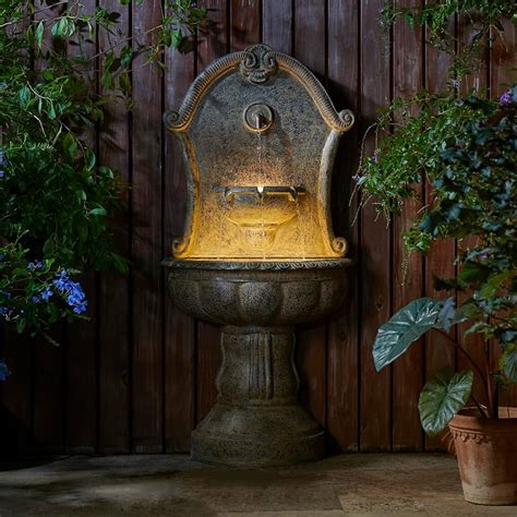 Contemporary Outdoor Wall Water Fountains