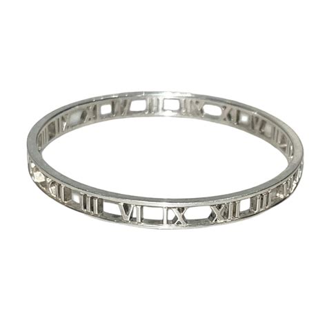 Tiffany Silver Bangle Atras Noir Online