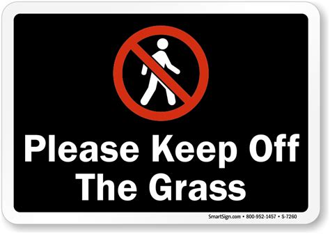 Keep Off Grass Signs Mysecuritysign
