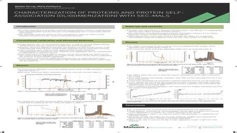 Characterization Of Proteins And Protein Self Association
