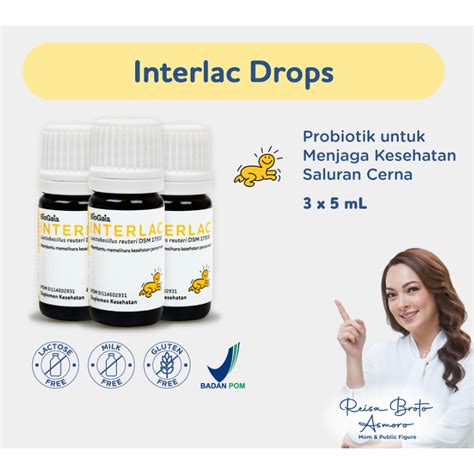 Jual Interlac Probiotik Drops Triple Bundle Shopee Indonesia