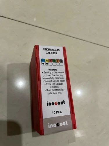 RDKW1204-AS-ZM-5353 Carbide Milling Insert at ₹ 110/piece | Milling ...