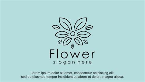 Premium Vector Leaf And Flower Rose Logo Design For Beauty Cosmetics