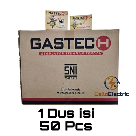 Jual Regulator Gastech Meter 1 Dus 50 Pcs Regulator Kompor Gas