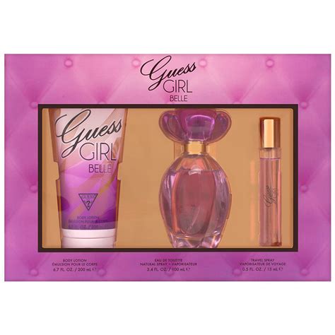 Guess Girl Belle By Guess For Women 34 Oz Edt 3pc T Set Perfumes