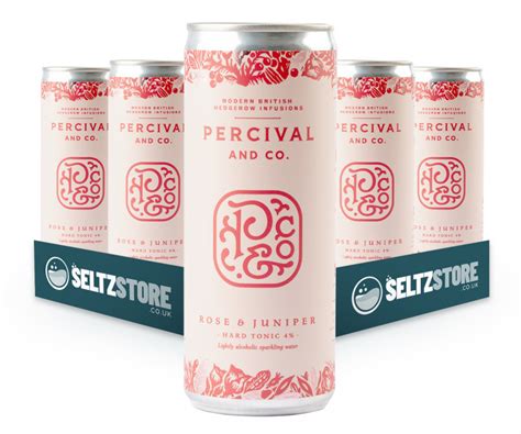Percival And Co Rose And Juniper Hard Seltzer Tonic Multipack Seltz Store